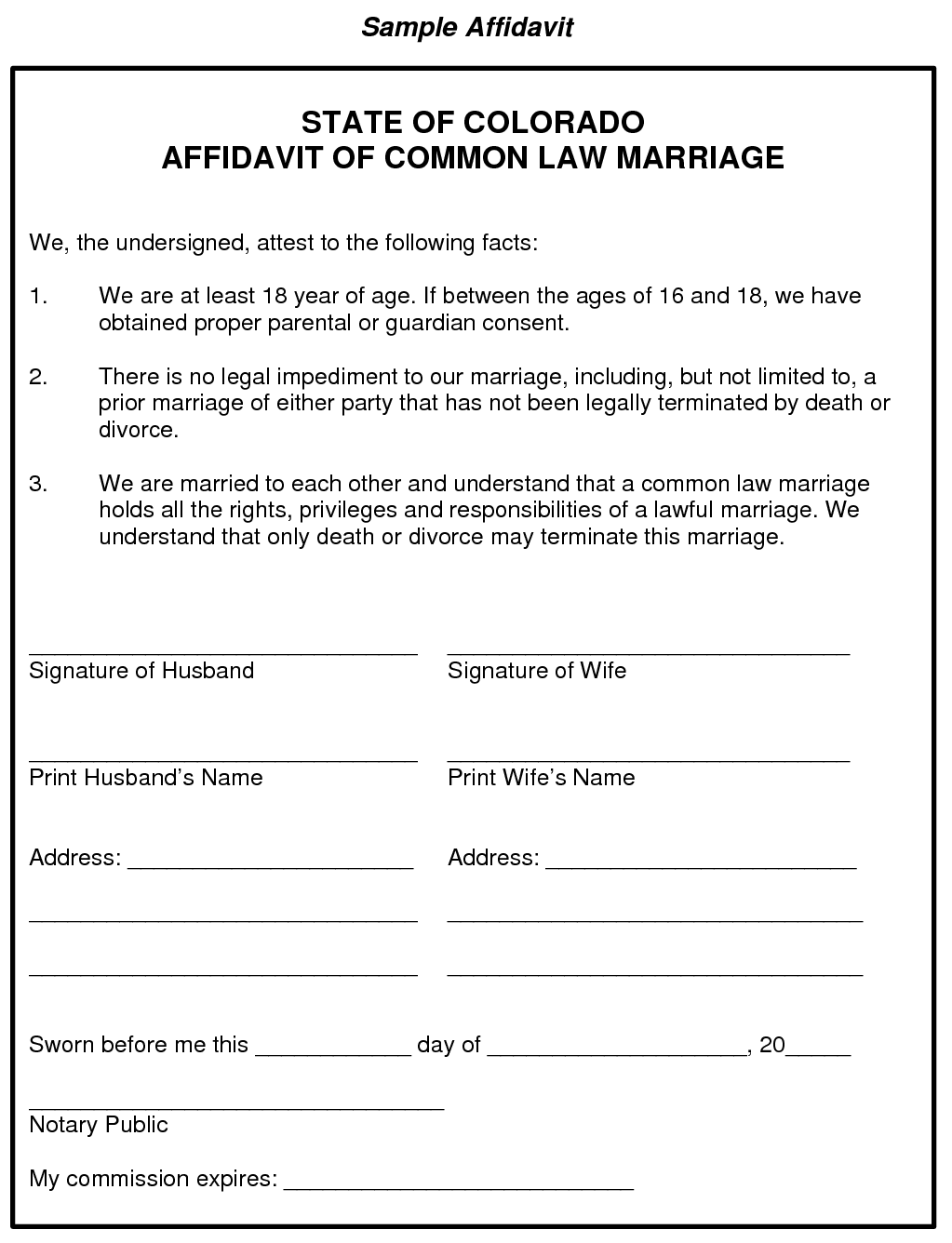 How Many Types Of Affidavit Do We Have Printable Form Templates And