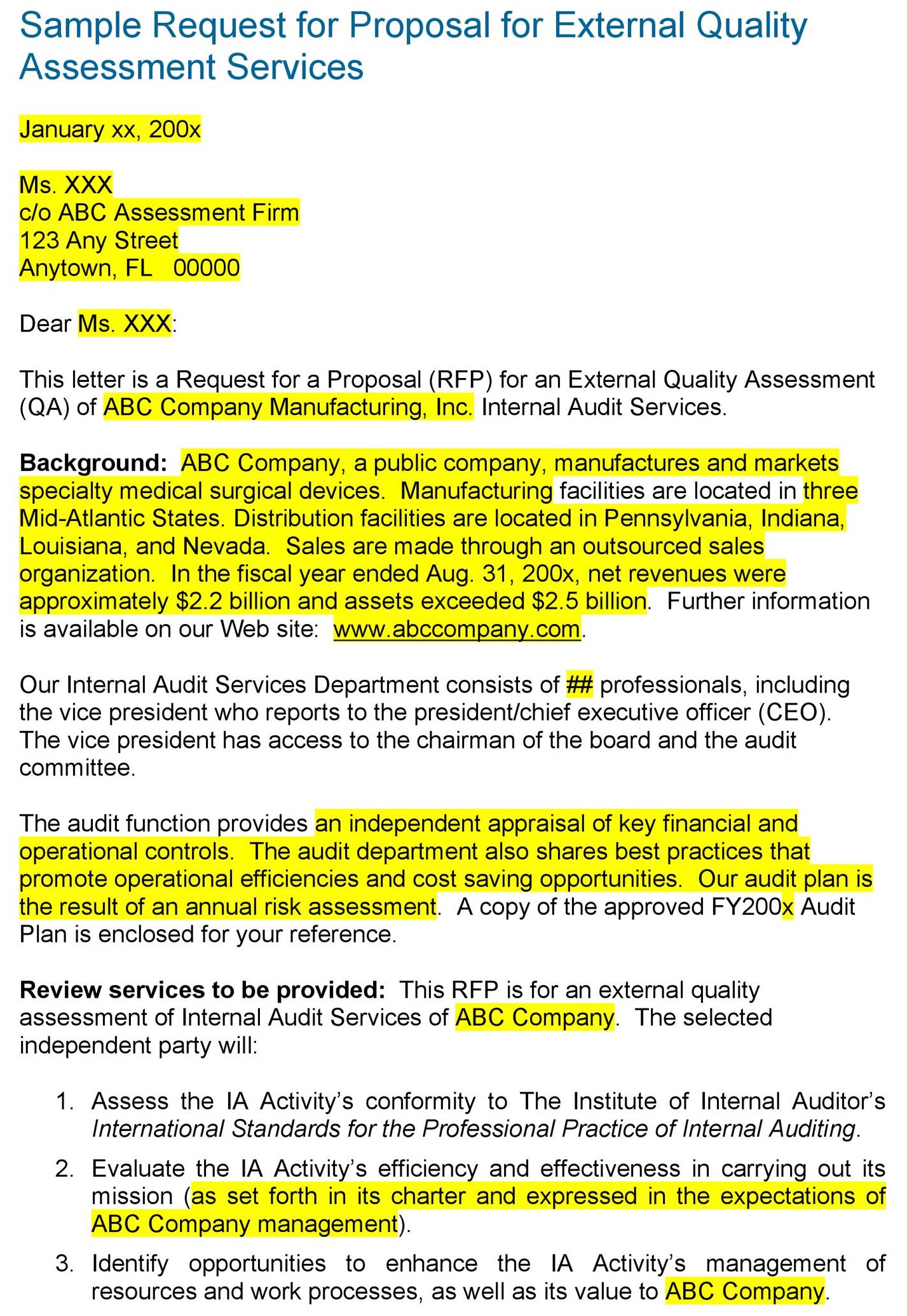 Rfp Invitation Email Example Onvacationswall