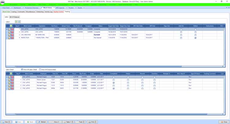 Machine shop management software - QuyaSoft