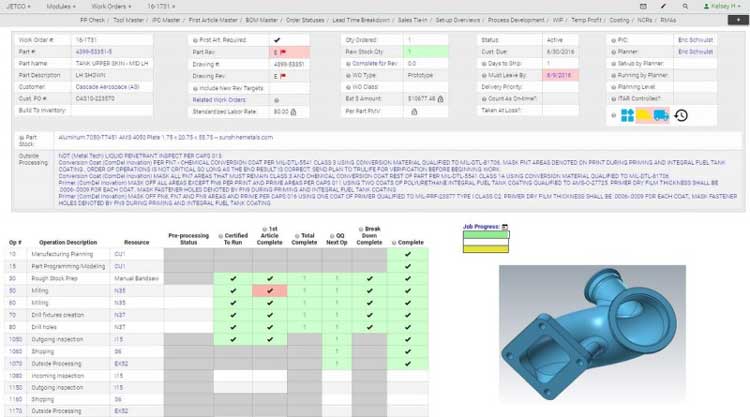 Machine shop management software - QuyaSoft