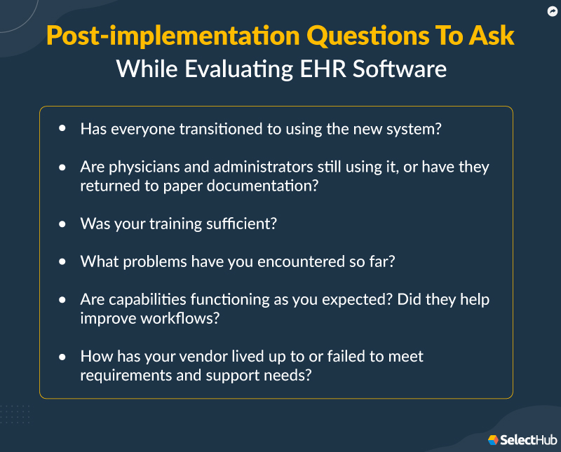 EMR/EHR Evaluation Criteria Checklist For Platform Selection