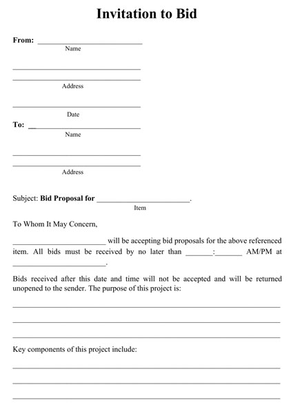 Construction Bid Template - 2025 Comprehensive Guide