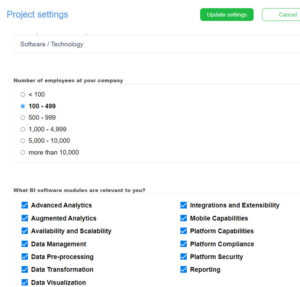 Top 10 Business Intelligence Requirements Template & Checklist